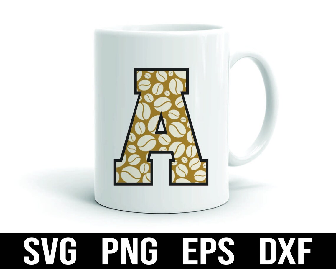 Coffee Font Svg Bundle, Coffee Alphabet Svg, Coffee Svg Bundle, Coffee ...