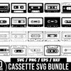 Cassette Tape Svg, Png, Eps, Cassette Tape Clipart, Cassette Tape Cut ...