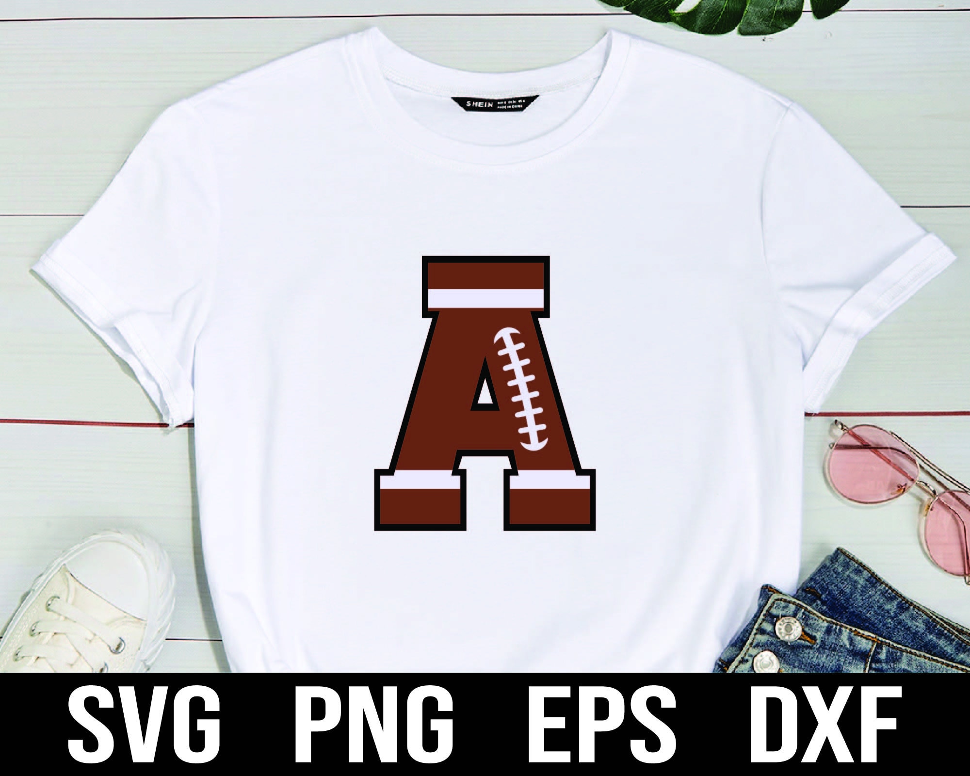 Football Letters Svg, Football Font Svg, Football SVG, Varsity Font ...