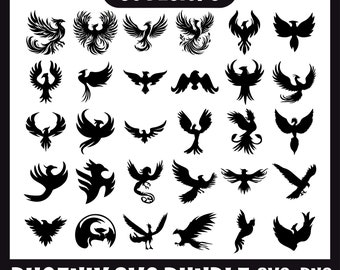 Phoenix SVG Bundle, Phoenix Svg, Phoenix Vector, Phoenix Birds, Phoenix ...