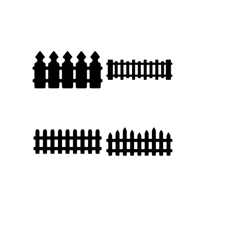 Fence SVG Bundle, Picket Fence Svg, Iron Cast Fence Svg, Wooden Fence ...