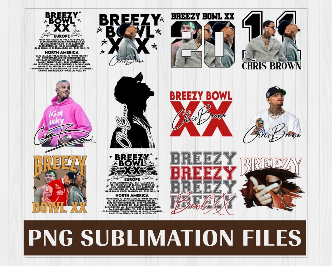 C-brown Breezy-b XX Tour 2025 Png Bundle, Breezy-b Tour Png, Stadium ...