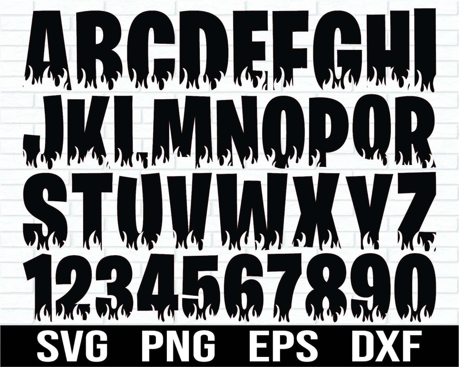 Flame Font Svg, Fire Font Svg, Burning Font Svg, Fire Letters Svg, Fire ...