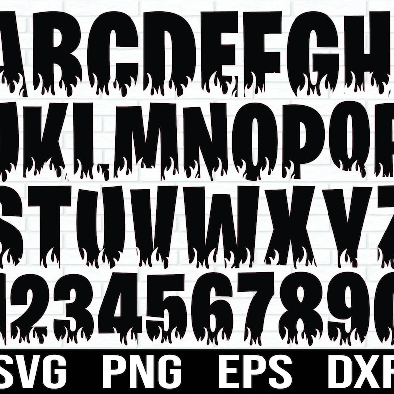 Flames Svg - Etsy
