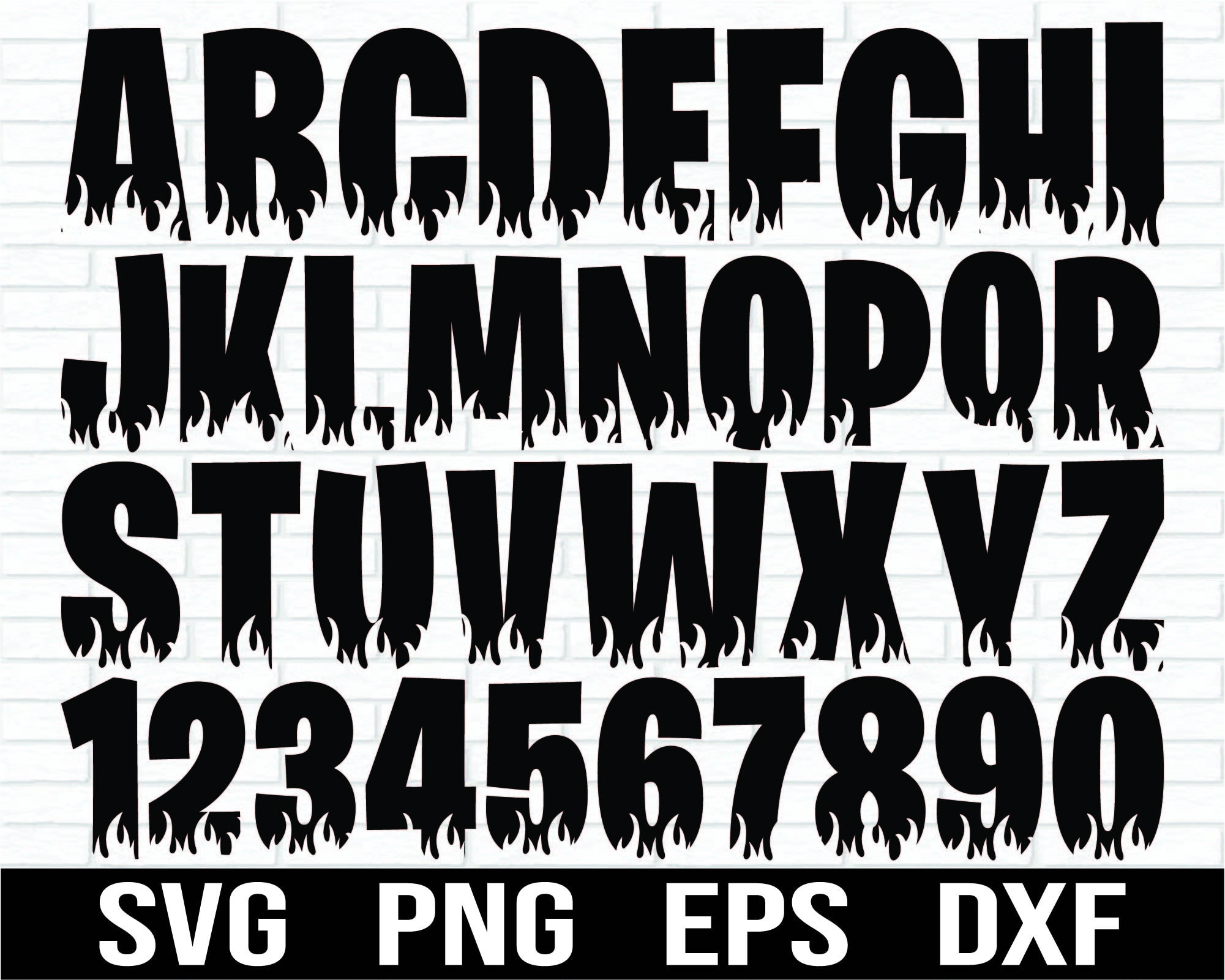 Flame Font Svg, Fire Font Svg, Burning Font Svg, Fire Letters Svg, Fire ...