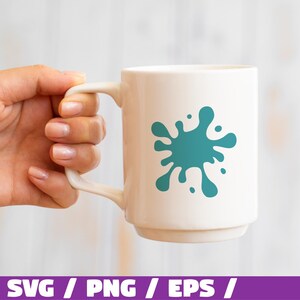 Paint Splatter SVG Bundle, Splatter Multicolor Svg, Paint Splats Svg ...