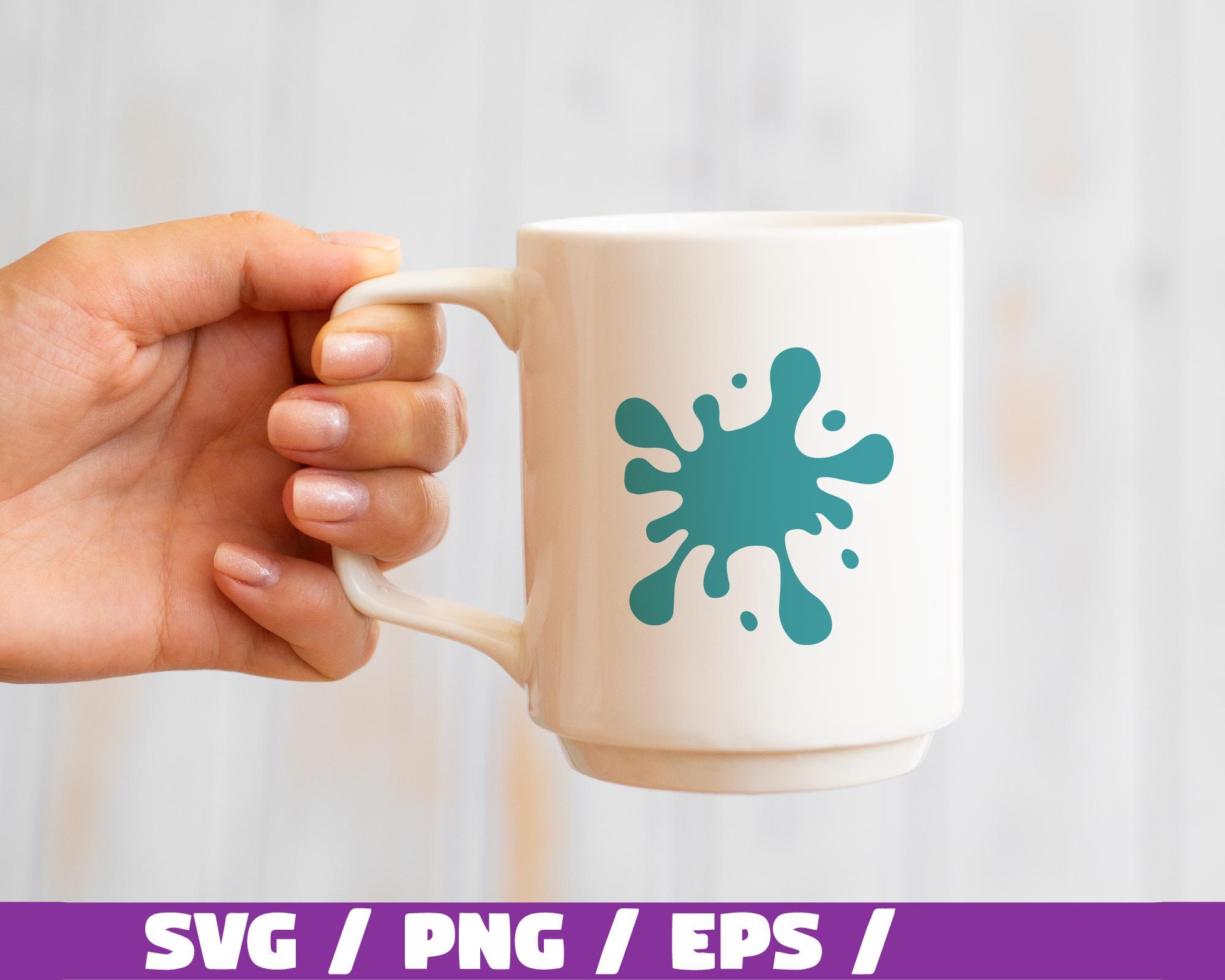 Paint Splatter SVG Bundle, Splatter Multicolor Svg, Paint Splats Svg ...