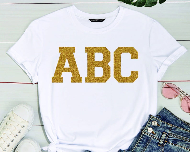 Gold Glitter Letters and Numbers Png Bundle, Gold Glitter Alphabet ...