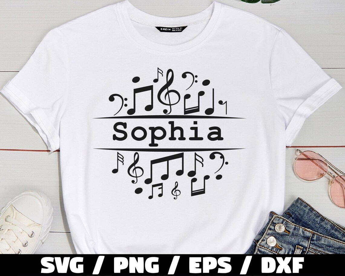 Music Notes Svg Bundle, Guitar Note Svg, Musical Notes Clipart, Music ...