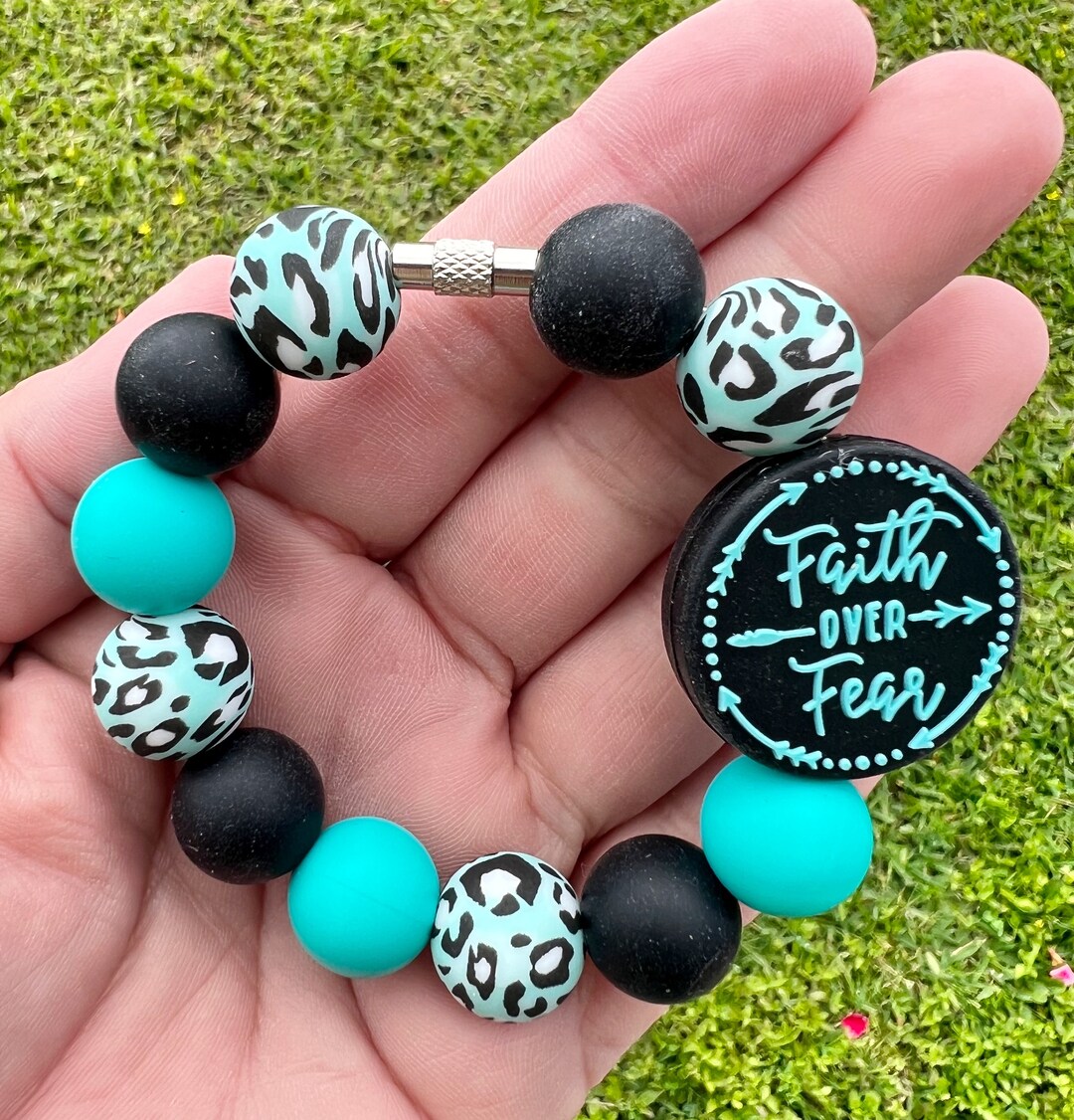 Beaded Cup Charm: Silicone Bead Tumbler Accessory - Etsy