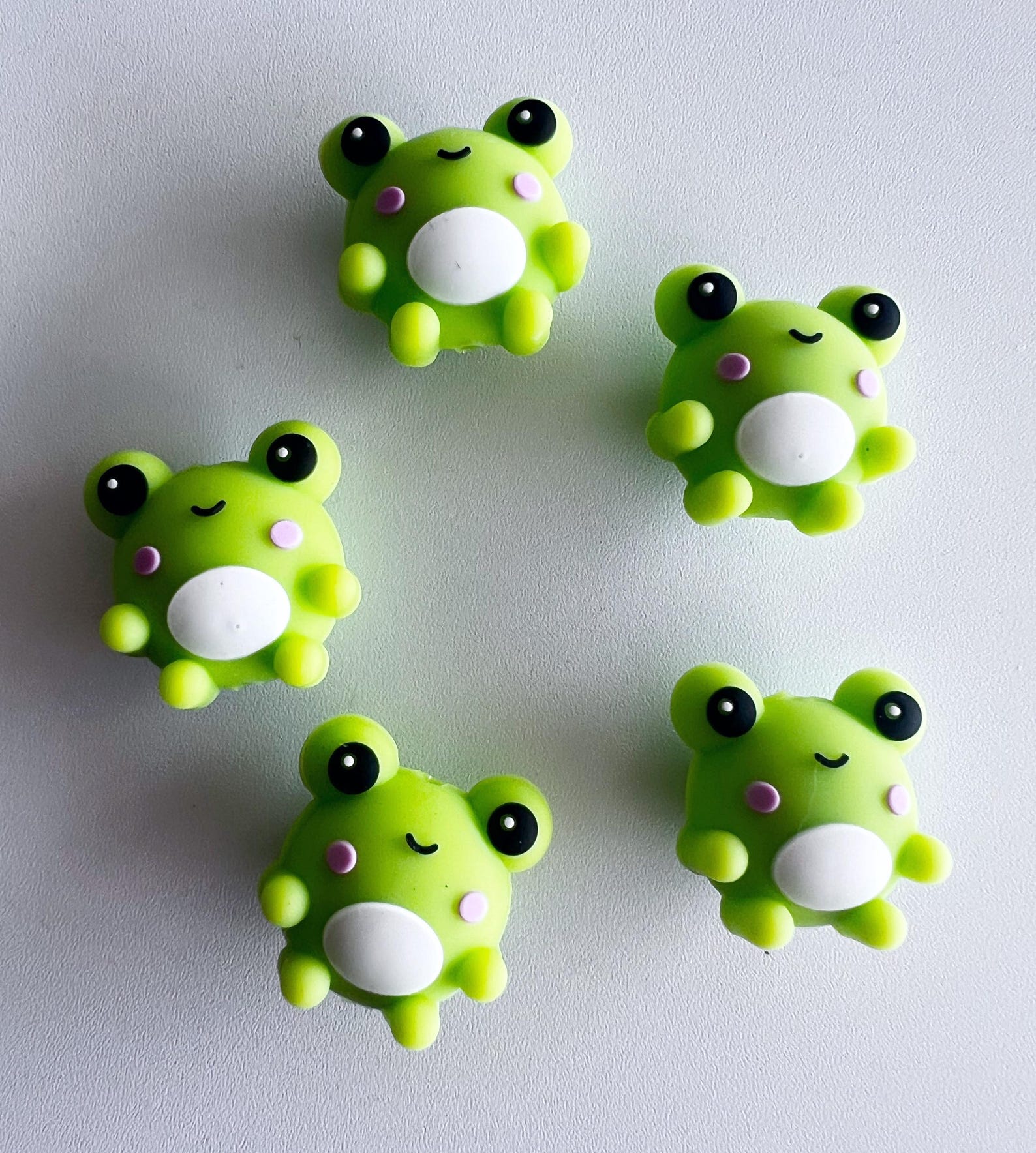 3D Frog Silicone Focal Beads - Craft Supplies, 5pk - Etsy
