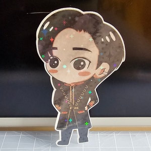 Ateez Chibi the World EP. Fin: Will Guard Ver. | Holographic Sticker ...