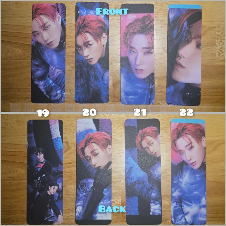 Ateez Handmade Bookmark | Upcycled Album the World Ep. FIN: Will Z Ver ...