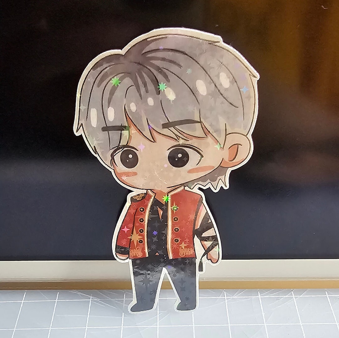 Ateez Chibi the World EP. Fin: Will Guard Ver. | Holographic Sticker ...