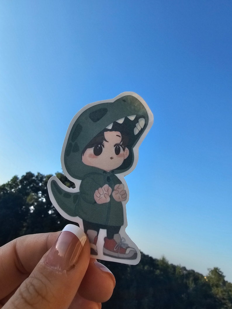 Ateez Chibi Fanart Glossy Sticker Chibeez Hongjoong - Etsy