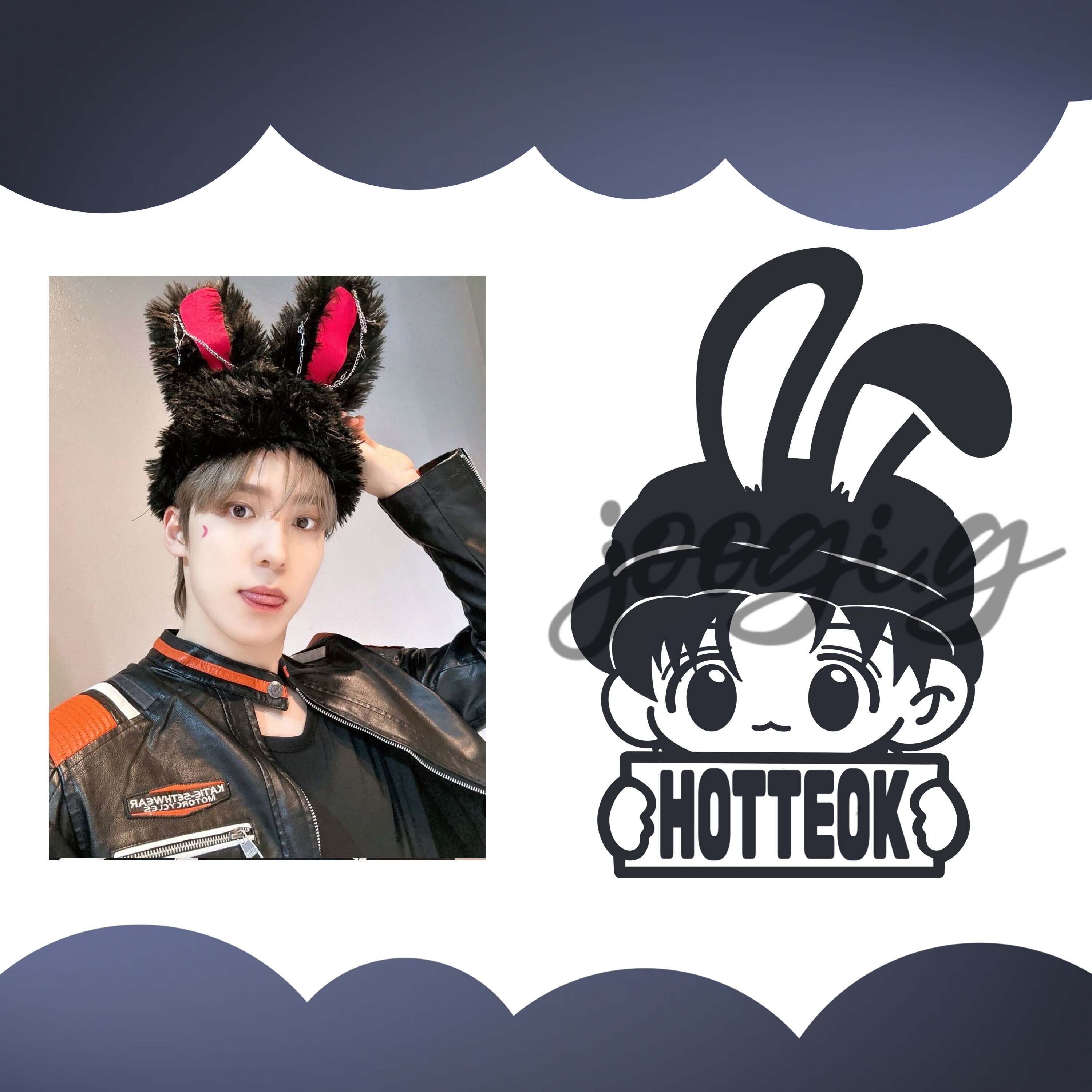 Ateez Atiny and Member Fan Vinyl Decal | Good for Car, Laptop, Tumbler ...