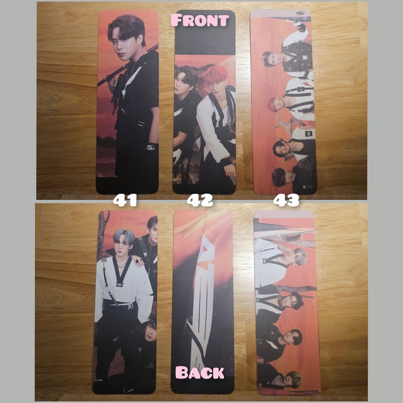 Ateez Handmade Bookmark | Upcycled Album the World Ep. FIN: Will A Ver ...