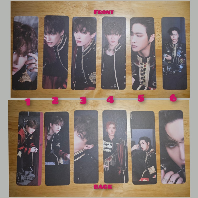 Ateez Handmade Bookmark | Upcycled Album the World Ep. FIN: Will Diary ...