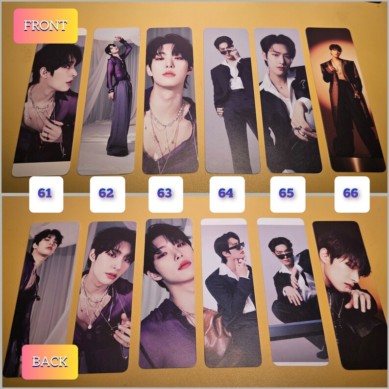 Ateez Handmade Bookmark | Upcycled Album Golden Hour: Part 1 All Ver ...