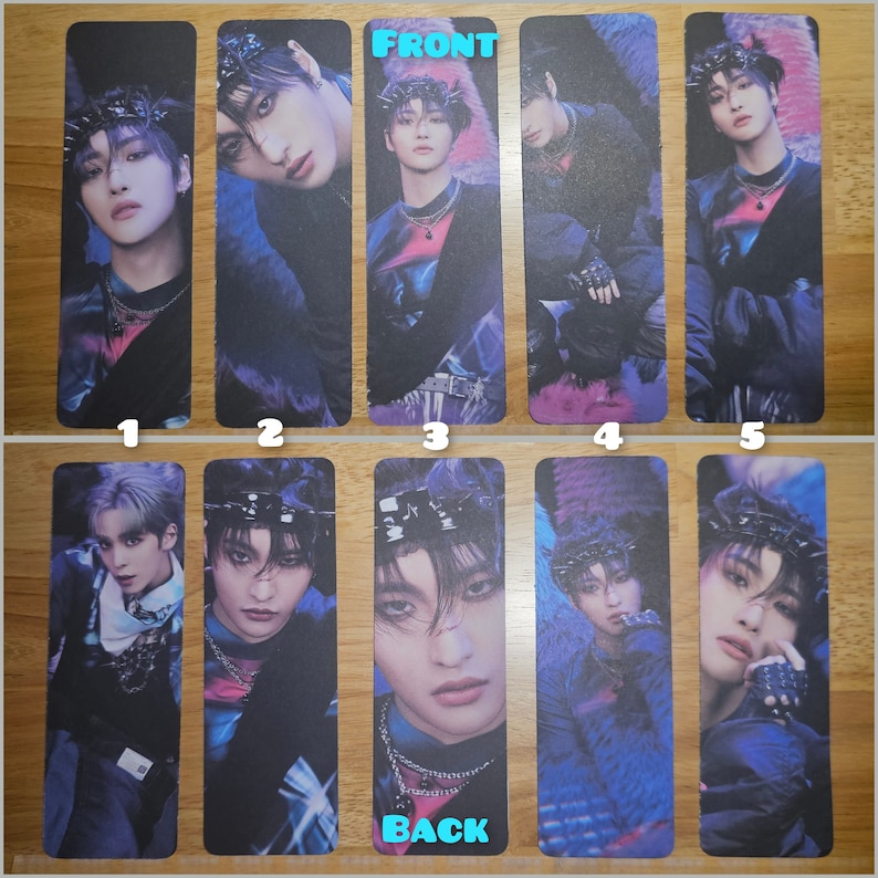 Ateez Handmade Bookmark | Upcycled Album the World Ep. FIN: Will Z Ver ...