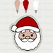 Santa Cookie Cutter Christmas Santa Sugar Cookie Cutters - Etsy