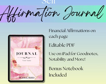 Manifestation Journal Affirmation Journal Positive Energy Gratitude ...