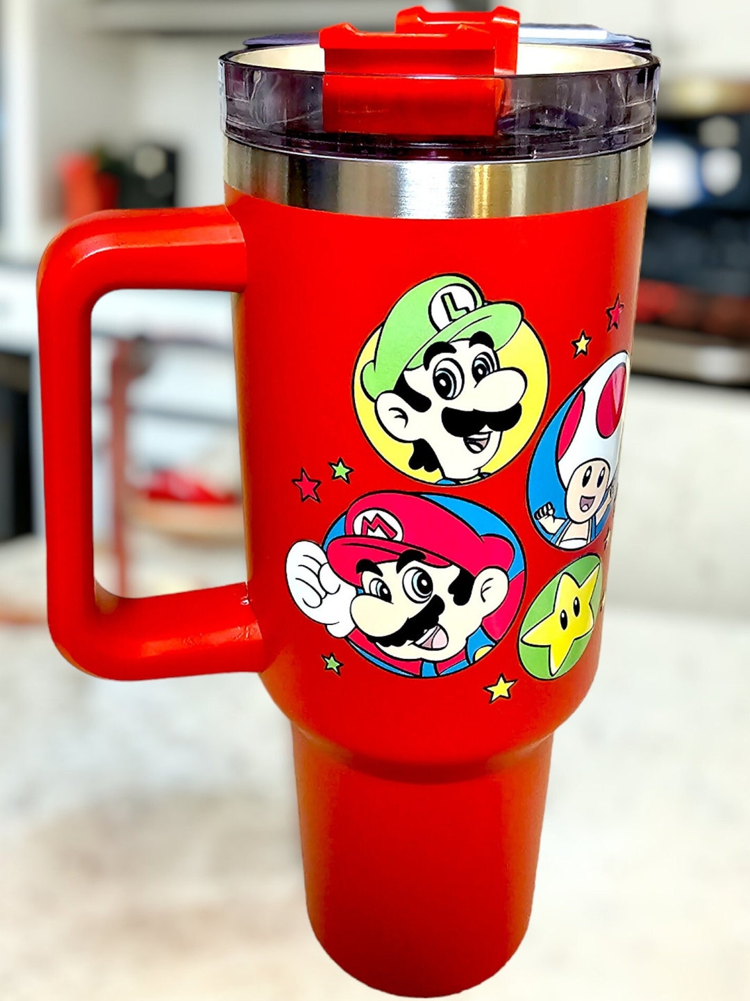 Gaming Themed 40 Oz Tumbler With Lid and Straw, Gamer Gift, Stainless ...