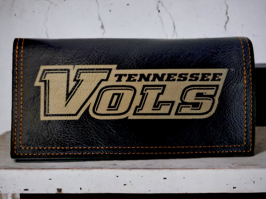 Tennessee Vols Engraved Checkbook Cover Personalized PU Leather Vols ...