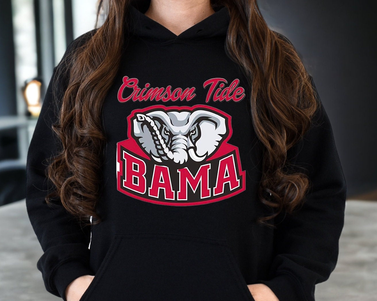 Alabama Crimson Tide Hoodie Unisex, Durable & Comfortable, Alabama Fan ...