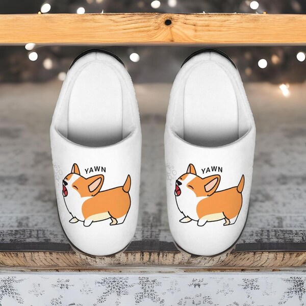 Corgi Slippers - Etsy