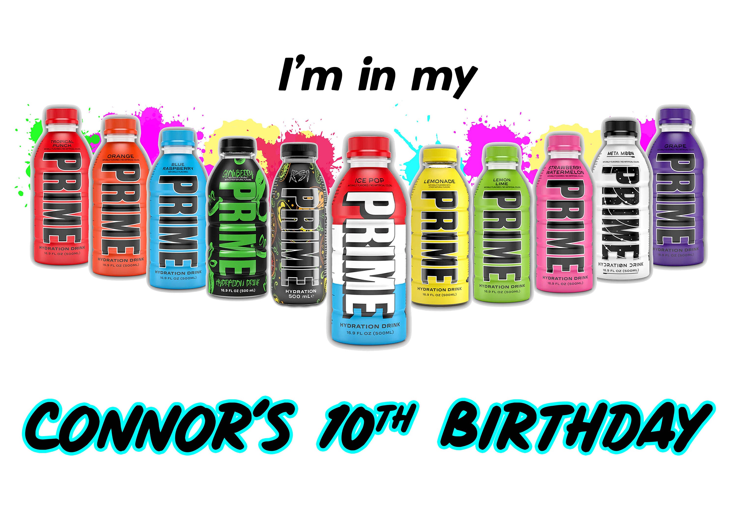 Prime Drink Birthday Poster Prime Themed Birthday Party Decor Prime ...