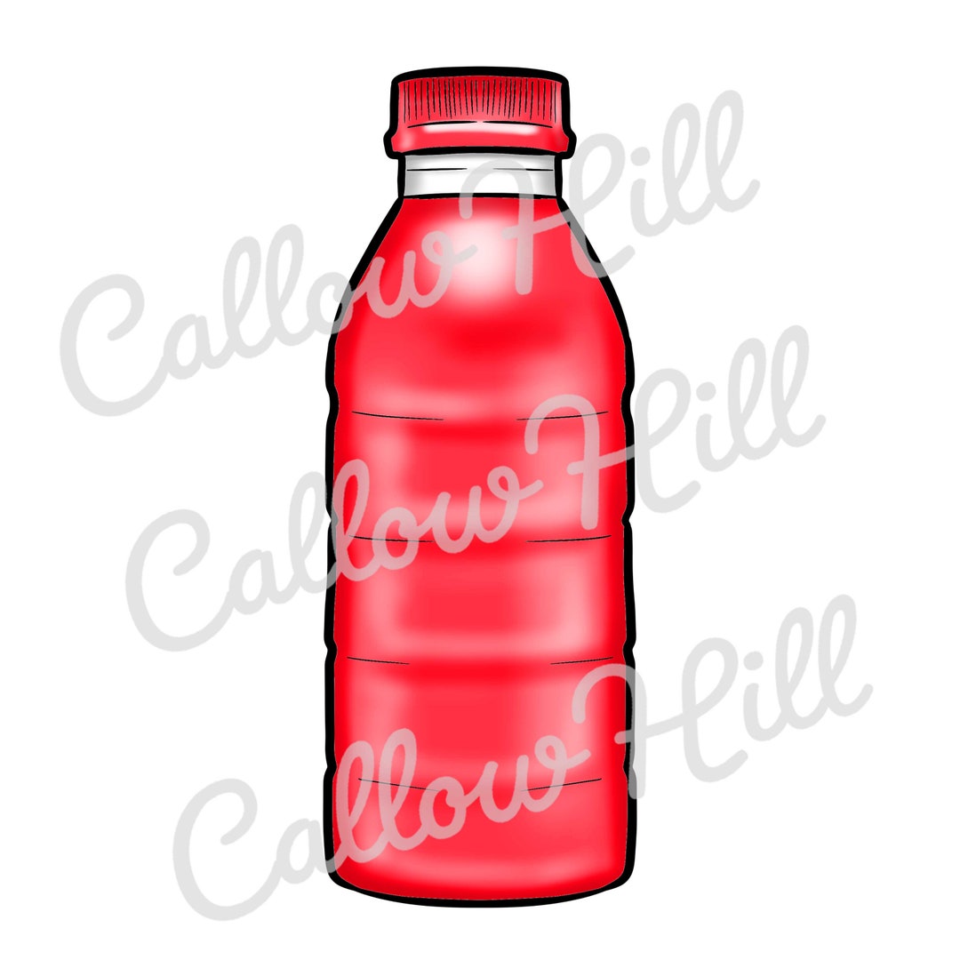 Red Raspberry Prime Hydrate Drink Bottle Blank Digital Download ...