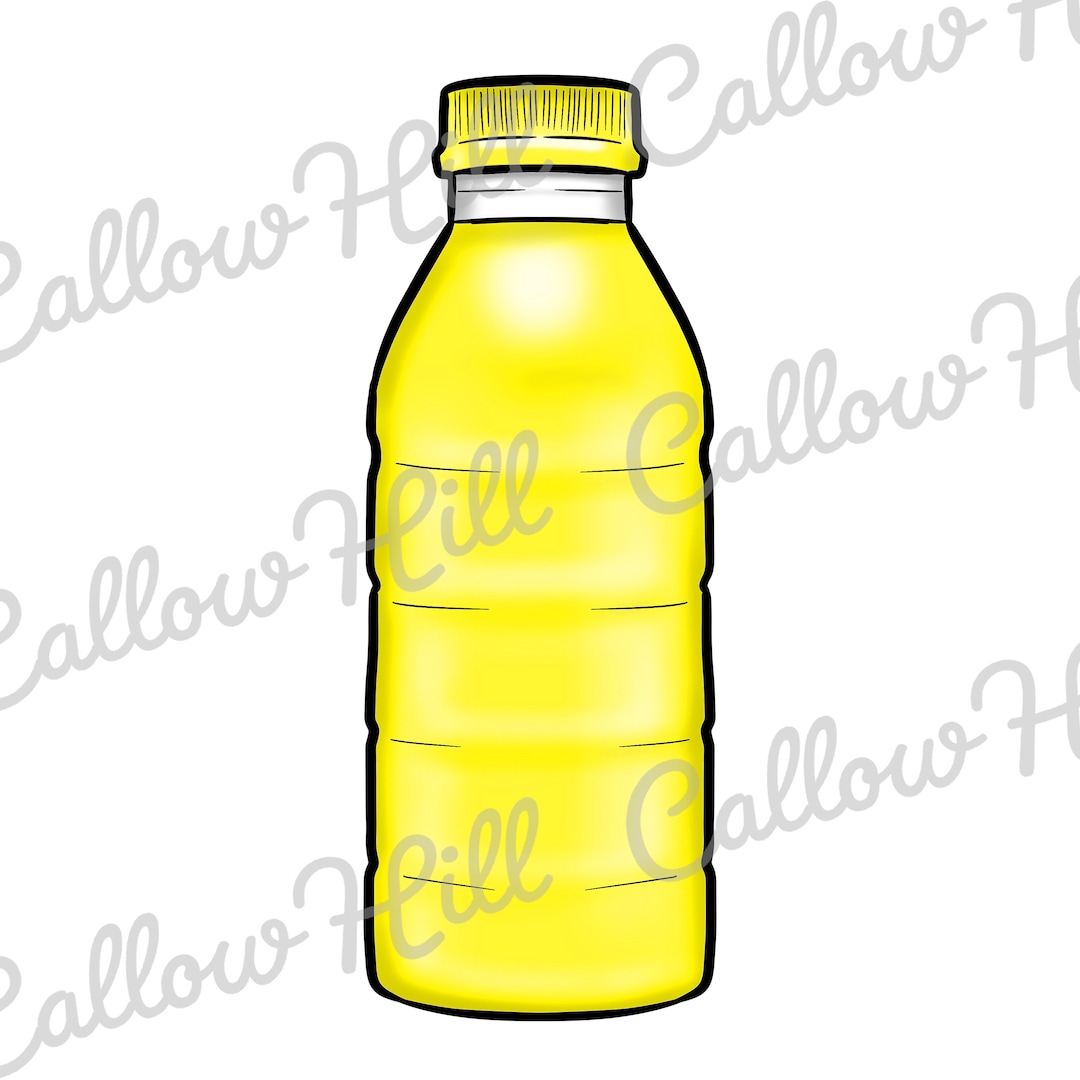 Lemonade Prime Hydrate Drink Bottle Blank Digital Download Template ...