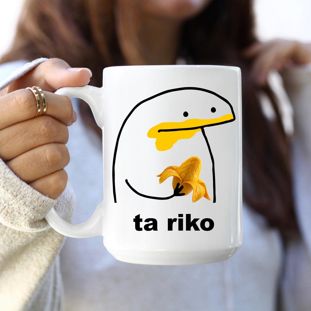 Funny Ta Riko Mug, Fruit Meme Mug, Funny Coffee Mug, Meme Mug, Meme ...