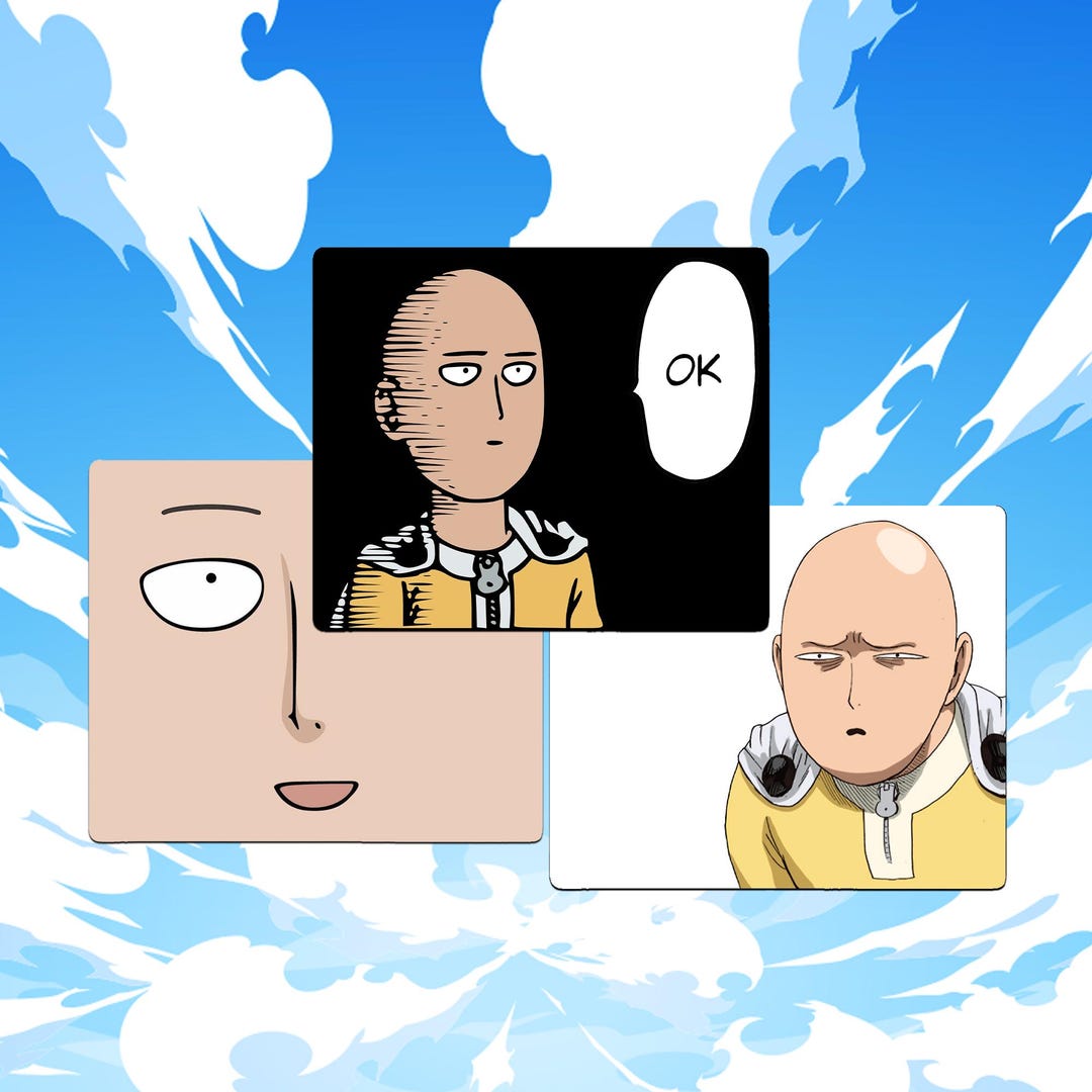 One Punch Man Mousepads, Anime Mousepad, Manga Mousepad, Meme Mousepad ...