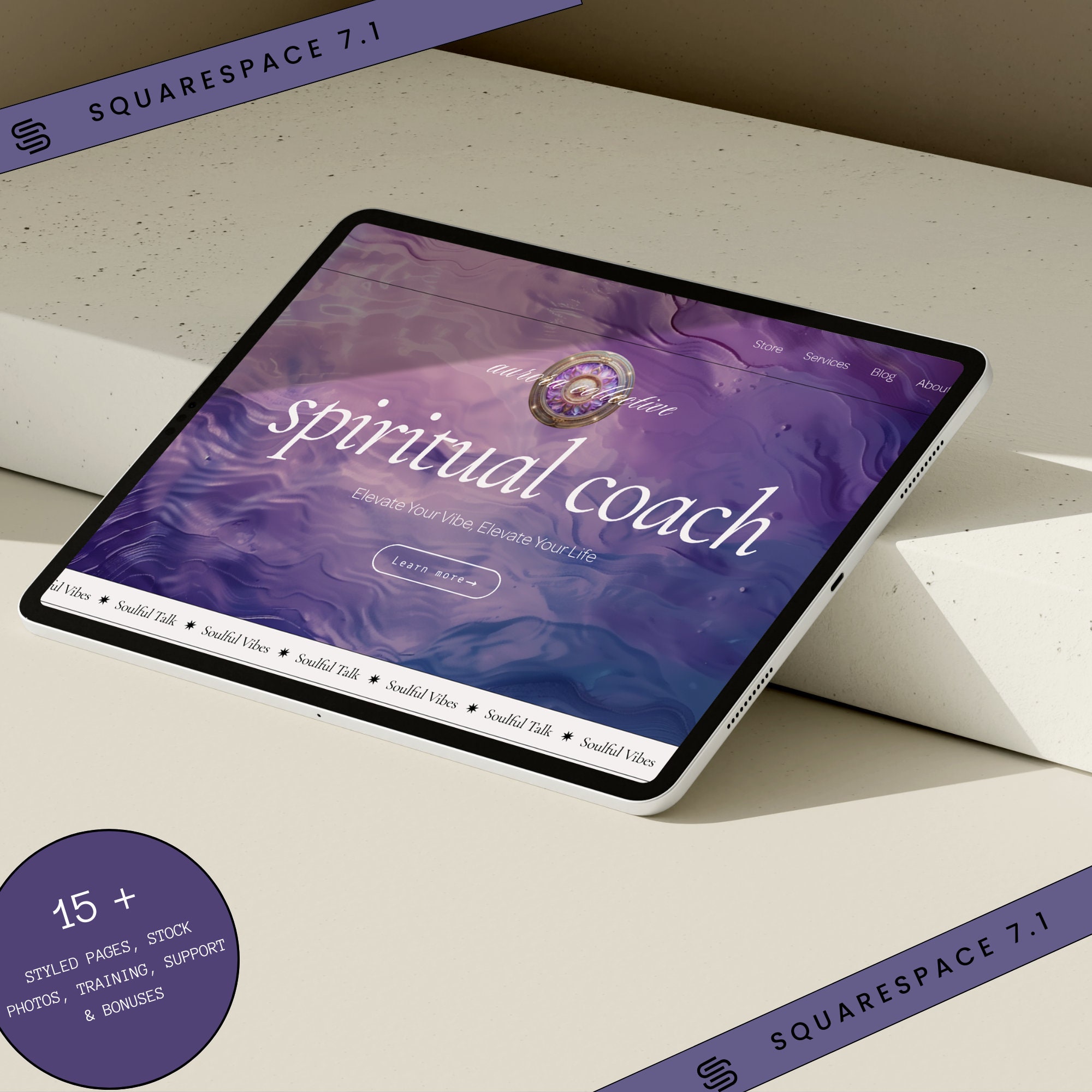 Spiritual Coach Website - Squarespace Template Spiritual - Spiritual ...