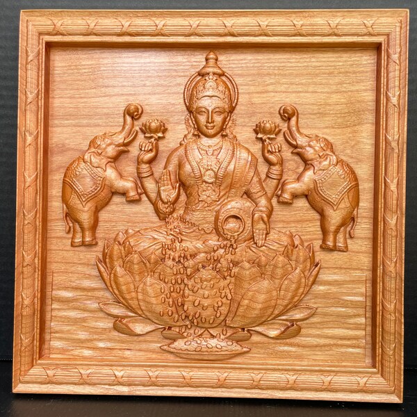 Lakshmi Wooden Panel - Etsy