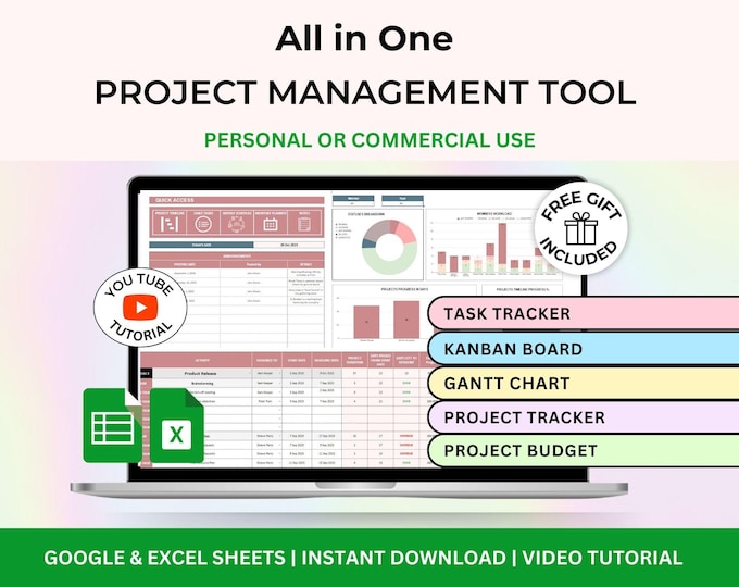 Project Workload Forecast Template Project Management Work Task Planner ...