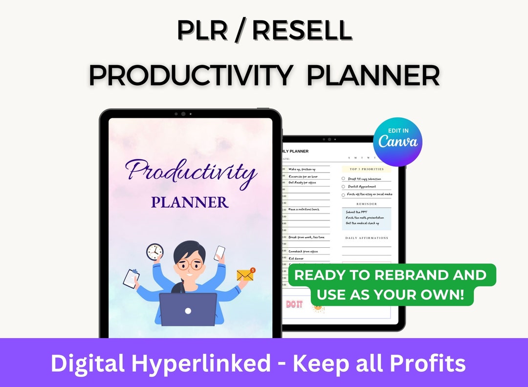Productivity Planner, Productivity Journal, Productivity Tracker ...