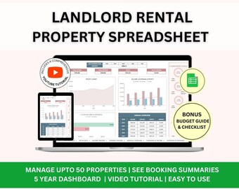 Landlord Rental Property Spreadsheet Template Google Sheets Landlord ...
