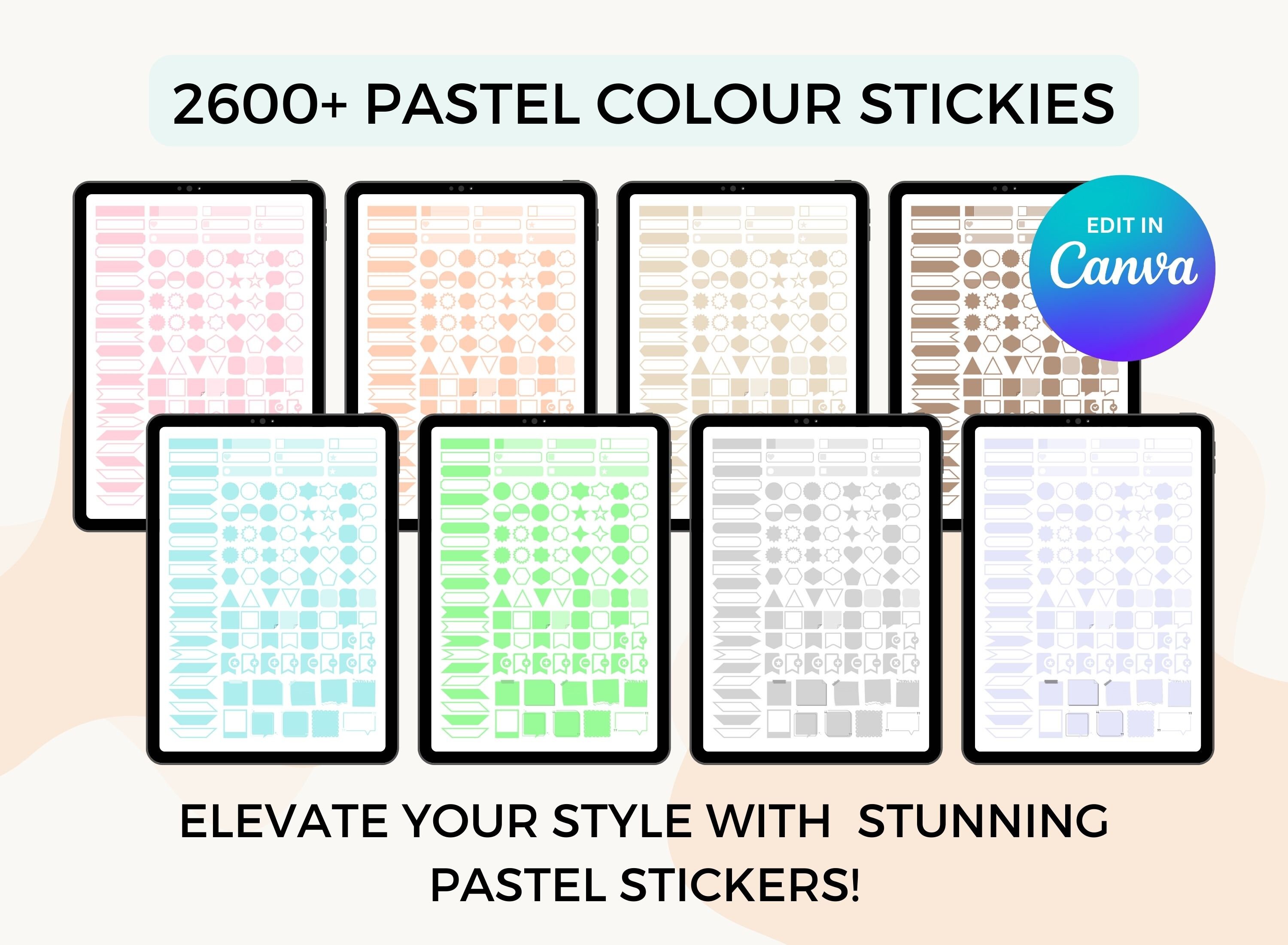 PLR Planner Stickers, Commercial Stickers , Resell Digital Stickers ...