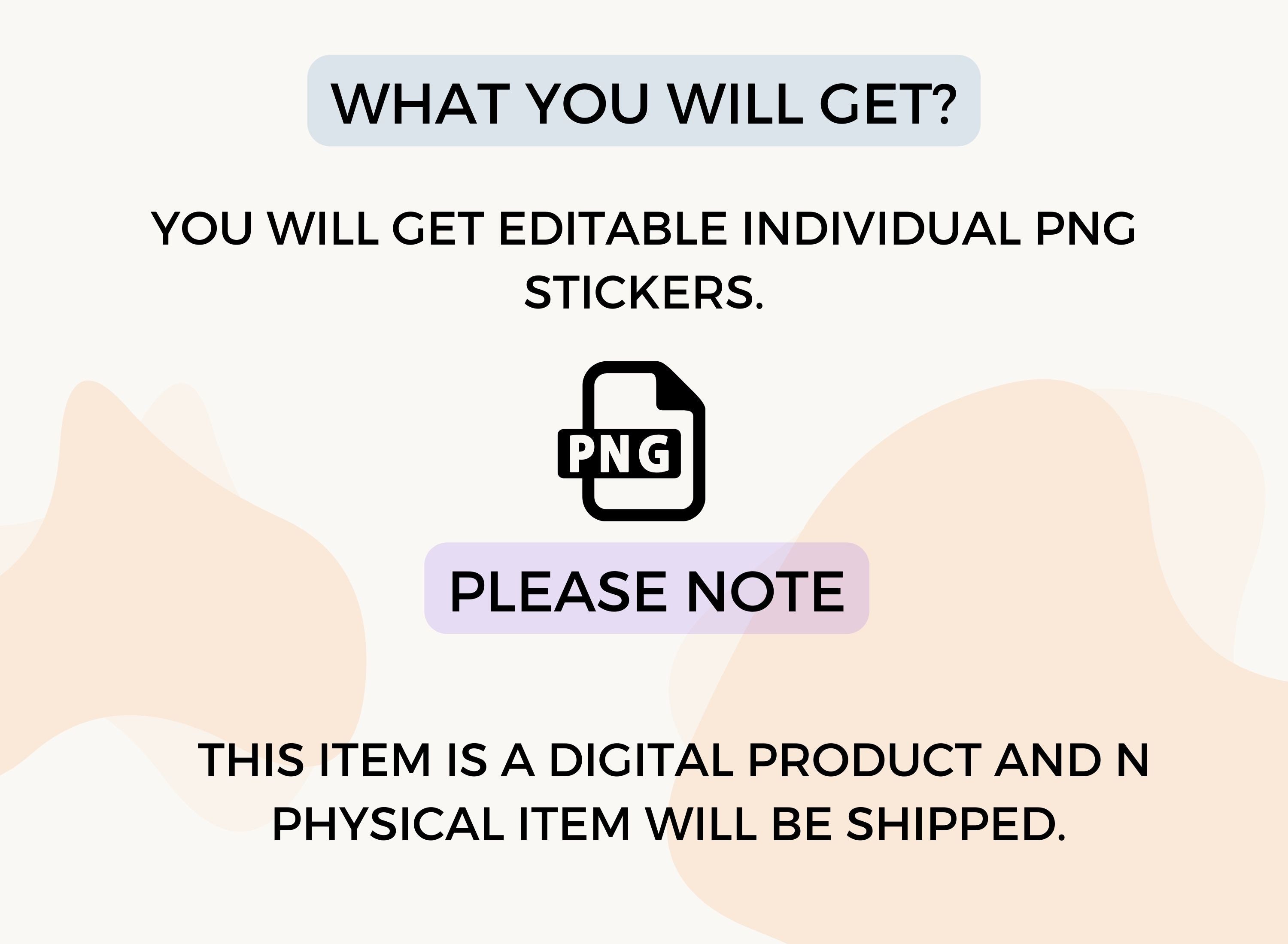 PLR Planner Stickers, Commercial Stickers , Resell Digital Stickers ...