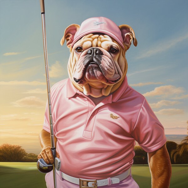 English Bulldog Art - Etsy