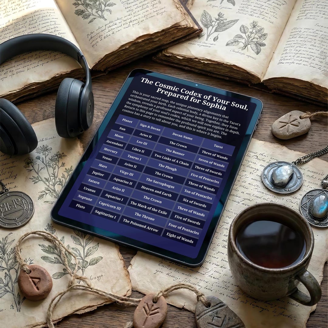 Personalized Natal Chart Reading - Deep Astrology & Shadow Work Guide - Etsy