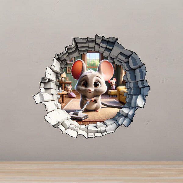 Mouse House Decal - Etsy