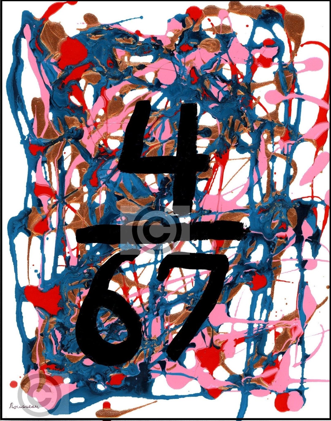 Fractions & Fractals: the Color Equation 4/67 - Etsy