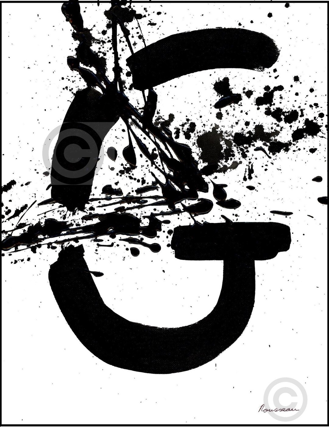 Blown-up Alphabet No. 15 (G) - Etsy