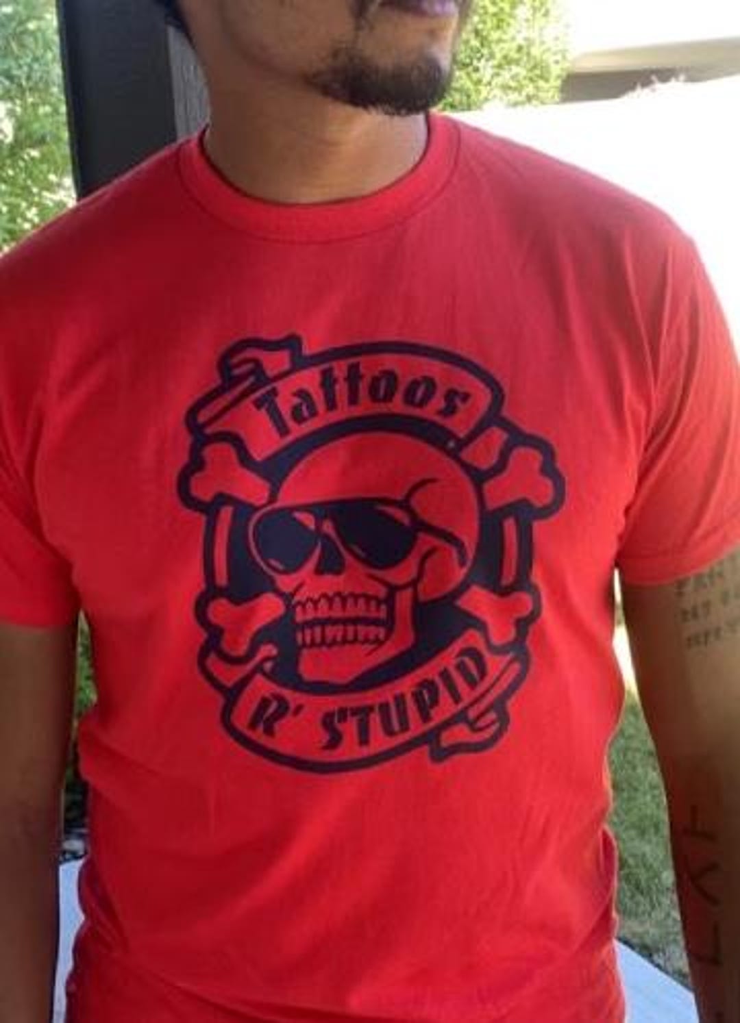 Tattoos Are Stupid Graphic Tshirt-sarcastic Quote-humerous-unisex ...