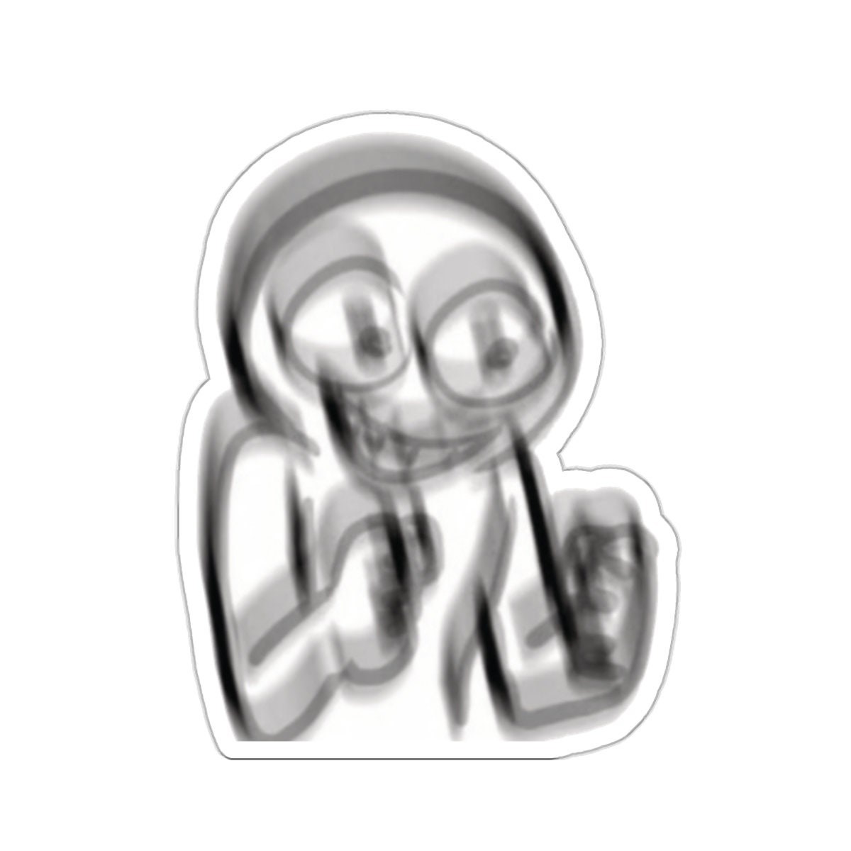 Excited Jumping Meme Sticker - Etsy