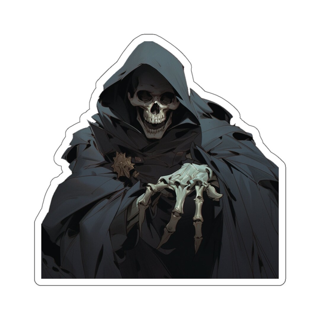 Grim Reaper Sticker - Etsy